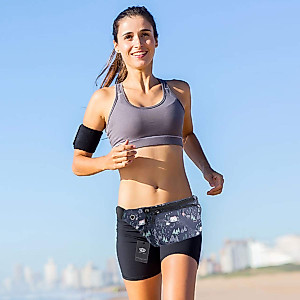 HUA ANGEL Fanny Pack for Women & Men - Crossbody Waist Bag Lightweight Belt Bum Bag for Sports, Travel, Hiking, Everyday Use