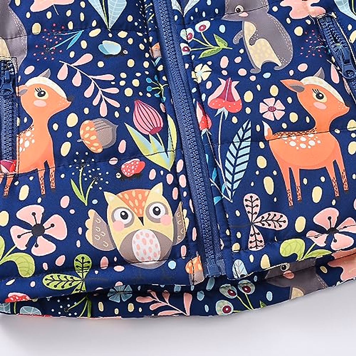 Girls Winter Coats Heavyweight Medium Length Warm Lightweight Packable Autumn and Winter Coat Cotton Shiny Jackets