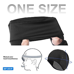 ROCKBROS Thermal Skull Cap Winter Hats for Men Women Ear Warmers Cold Weather Gear Helmet Liner for Cycling Running Ski