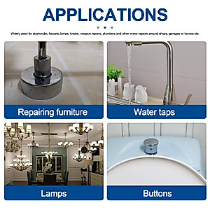 NINDEJIN Allen Set Screws with Wrench Kit, 304 Stainless Steel Hex Grub Screws, Metric M4/ M5 Cone Point Set Screws Bolts Assortment Set for Door Handles Bathroom Fixtures (5 mm/6 mm/8 mm/10 mm/12 mm)