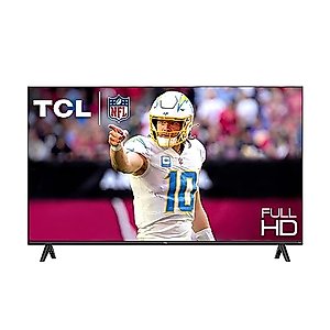 TCL 40-Inch Class S3 1080p LED Smart TV with Fire TV (40S350F, 2023 Model), Alexa Built-in, Apple AirPlay Compatibility, Streaming FHD Television,Black