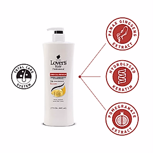 LOVER'S HAIR PROFESSIONAL Oriental Premium 3X Conditioner 27 Fl Oz Ginseng Camellia Seed Oil Oriental Premium Conditioner