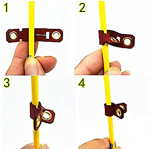 Bonaweite 4Pack Birds Foot Rings, Parrot Leg Bands Opening Feet Ring, Suede Cloth Bird Foot Protector Identification for Pigeons African Grey Cockatoo Macaw Ringneck Parakeet Cockatiel