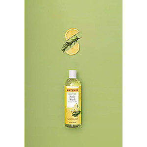 Burts Bees Rosemary & Lemon Body Wash, 12 Oz - Pack of 3 (Package May Vary)