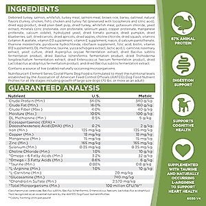 NutriSource Element Series Coastal Plains Dry Dog Food, Turkey, Salmon, and Whitefish, 24LB