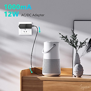 12V 1A Power Supply Adapter, Waysse 1000mA 12W AC/DC Adapter,12W AC Switching Adapter Slim Design DC 12V Charger for CCTV Camera, LED Strip Light, Routers, Speakers, Home Appliances, Scanner