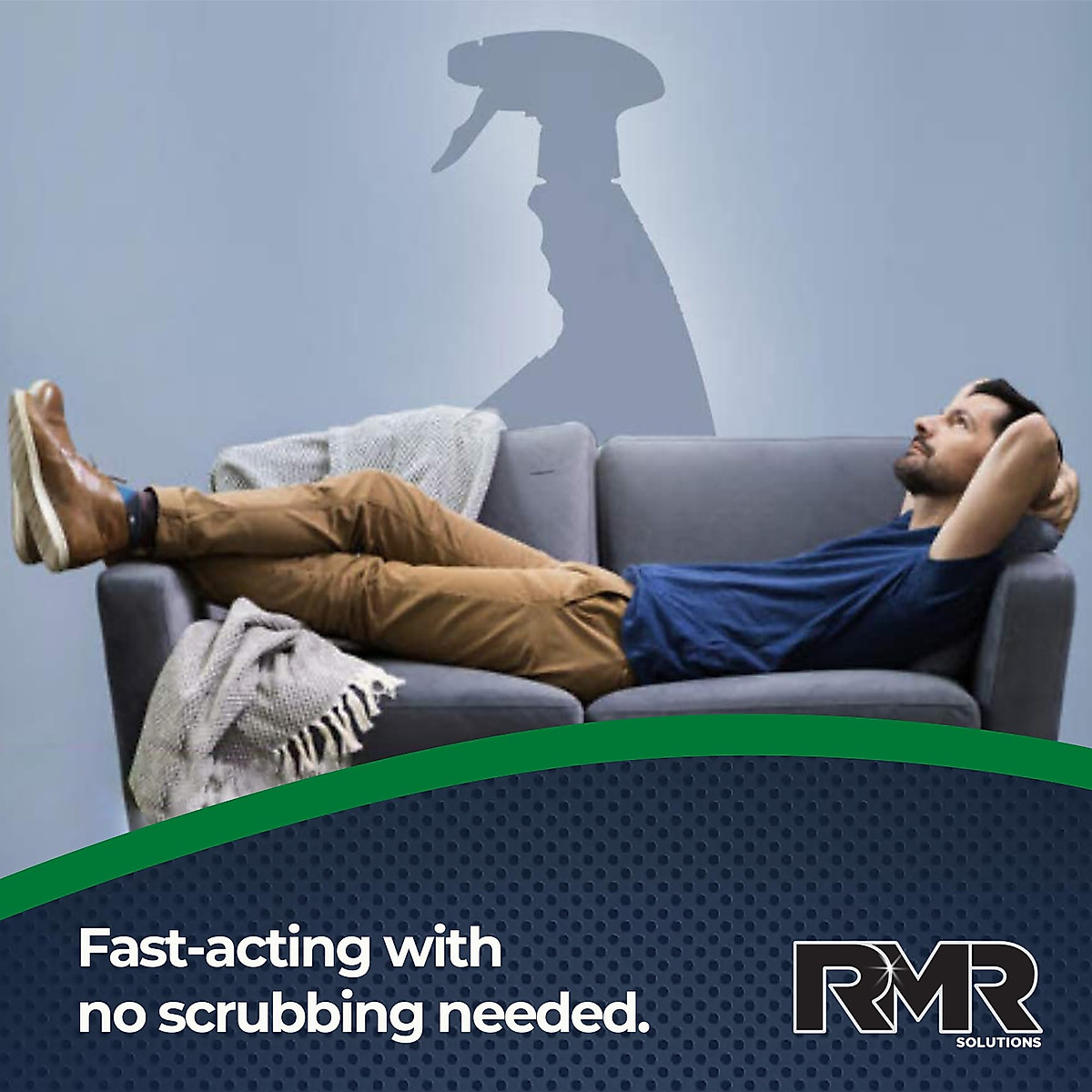 RMR-86M Marine Stain Remover, Professional-Strength Mold Stain & Mildew Stain Eliminating Cleaning Spray For Boats & Marine Surfaces, 32 oz