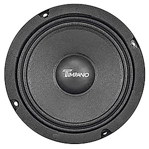 Timpano 6.5” Shallow Midrange Speaker 4 Ohm 500 Watts Max Power Pro Audio Loudspeaker (1 Speaker)