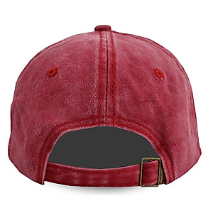 Funny Retirement Gifts for Men and Women, This Legend Has Retired Baseball Cap, Adjustable Embroidered Vintage Cotton Denim Hats for Dad, Mom, Grandma, Grandpa 3DRed