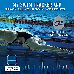 H2O Audio Interval - Swimming Headphones Made for Apple Watch with Bass-Amplified Surge S+ Swimming Earbuds - Bluetooth Swimming Headphones for Underwater Sports - 6-Hour Playtime - Waterproof IPX8