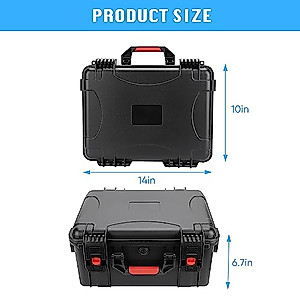 Miniature Storage Hard Shell Figure Case - 80 Slot Figurine Minature Carrying Case with Foam Layer for Miniatures Compatible with Warhammer 40k, DND & More (80)