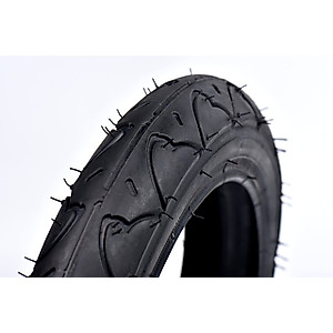 (2 Sets) 12.5” x 2.25 Kids Bike Replacement Tires and Tubes - Compatible with Most 12” Kids Bikes Like RoyalBaby, Schwinn, and Dynacraft - Made from BPA/Latex Free Butyl Rubber