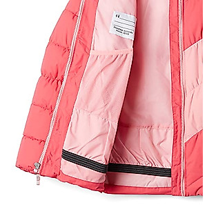 Columbia Youth Girls Arctic Blast Jacket, Bright Geranium/Pink Orchid, Large