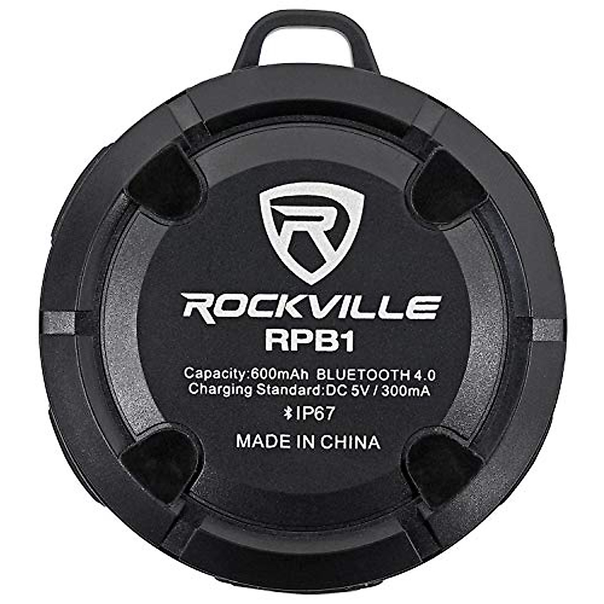 Rockville RPB1 10 Watt Waterproof Portable Handheld Bluetooth Speaker+NFC Loud!, Black
