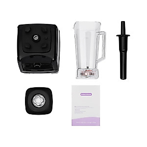 YINZINR 2.0 Ltr Black Food Blender Mixer, Multiple Speeds, Easy to Use and Clean