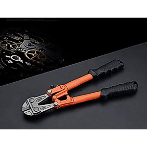 Edward Tools Bolt Cutter 14” - Heavy Duty Forged T8 Steel Blade Cuts Steel Wire, Chain Link Fence, Metal Rod, and Screw Cutters - Ergonomic Rubber Grip Handle
