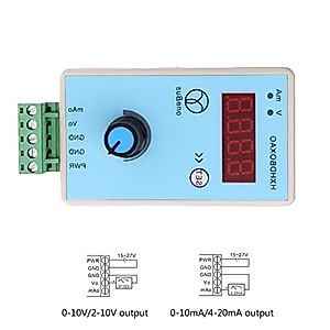 LONNYS Handheld 0-10V/2-10V 0-20MA/4-20MA Signal Generator Adjustable Current Voltage Analog Simulator Signal Sources Output