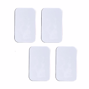 4Pcs Clear Silicone False Eyelash Holder Pads for Eyelash Extensions Tools 3.54'' x 2''