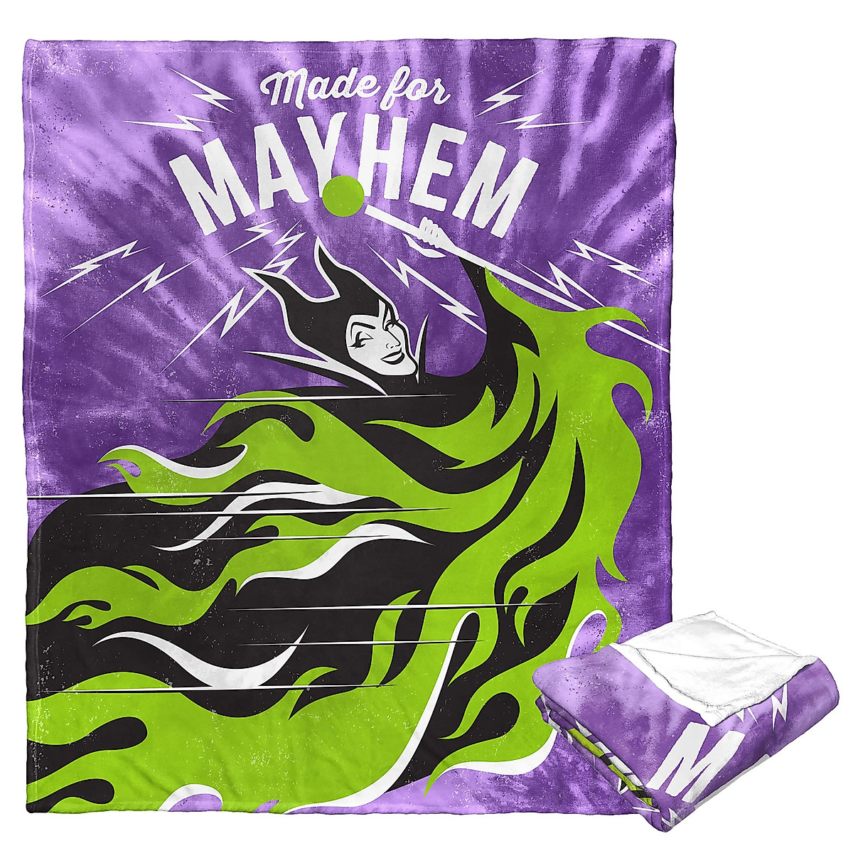 Northwest Villains Silk Touch Throw Blanket, 50" x 60", Maleficent Mayhem