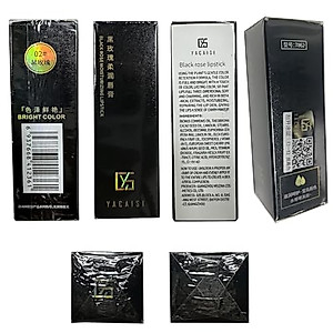 Lip Balm Lipstick, YACAISI Lip Stain Long Lasting Waterproof, Long Lasting Nutritious Lip Balm Lips Moisturizer Lipstick For Women (Black Rose)