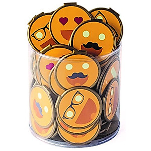 Smiley FACE Bulk Bookmarks for Kids "Clip Over The Page" Bookmarks - 75 Pack - Bulk Bookmarks for Kids Girls Boys. Perfect Student Incentives Prizes Party Favors Classroom Rewards & Reading Awards!