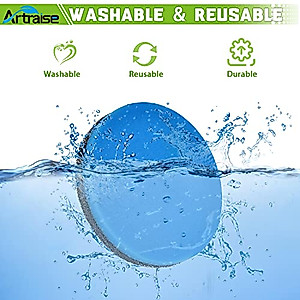 Vacuum Filter For Bissell Style 1214 Cleanview Swivel Rewind & PowerGlide Pet Powerlifter and PowerForce Cleaner, Compare to Part # 12141, 5 Pack Foam Filters