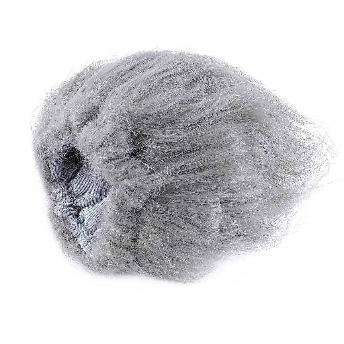 Movo WS2 Furry Microphone Windscreen Muff for Microphones and Recorders up 3" X 80mm (L x D) Fits Zoom H1n, H2n, H4n, H5, Tascam DR-05, and More (Light Gray)