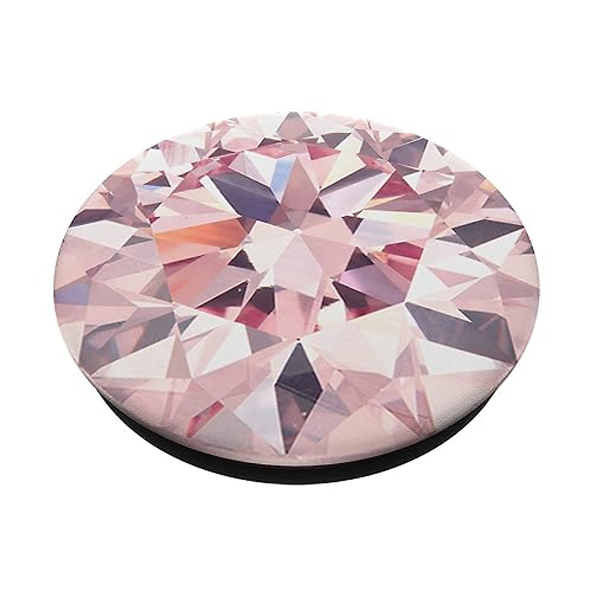 Rose Gold Diamond Print Bling Shapes Design PopSockets PopGrip: Swappable Grip for Phones & Tablets PopSockets Standard PopGrip