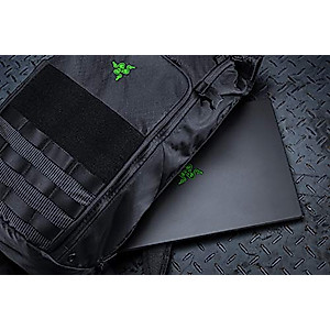 Razer Tactical v2 17" Laptop Backpack: Tear & Water Resistant Exterior - Roll Top for Increased Capacity - Scratch-Proof Interior - Fits 15 inch Laptops – Black
