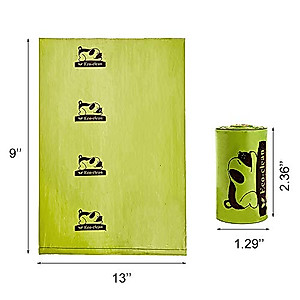 Dog Poop Bags, 60 Rolls / 900 Count Dog Waste Bags with Dispenser and Leash Clip, Unscented, Extra Thick and Strong Poop Bags for Dogs