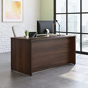 OfficeWorks by Sauder Affirm 60'' Desk Shell, L: 59.06'' x W: 29.53'' x H: 29.29'', Noble Elm