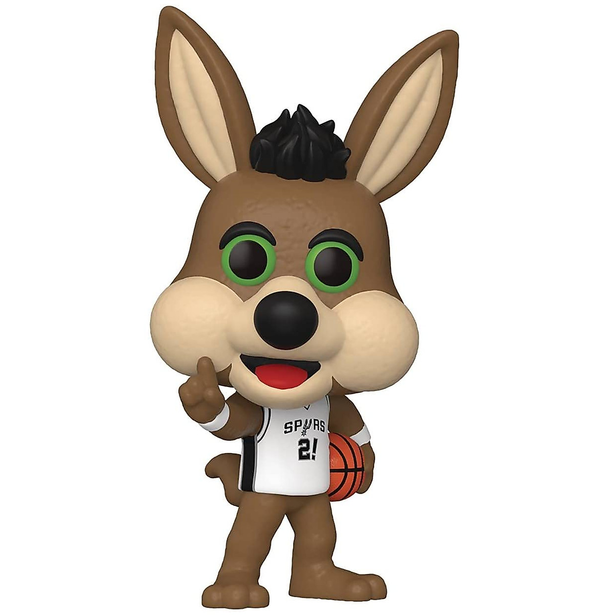 POP NBA Mascots: San Antonio - The Coyote Funko Pop| Vinyl Figure (Bundled with Compatible Pop Box Protector Case), Multicolor, 3.75 inches