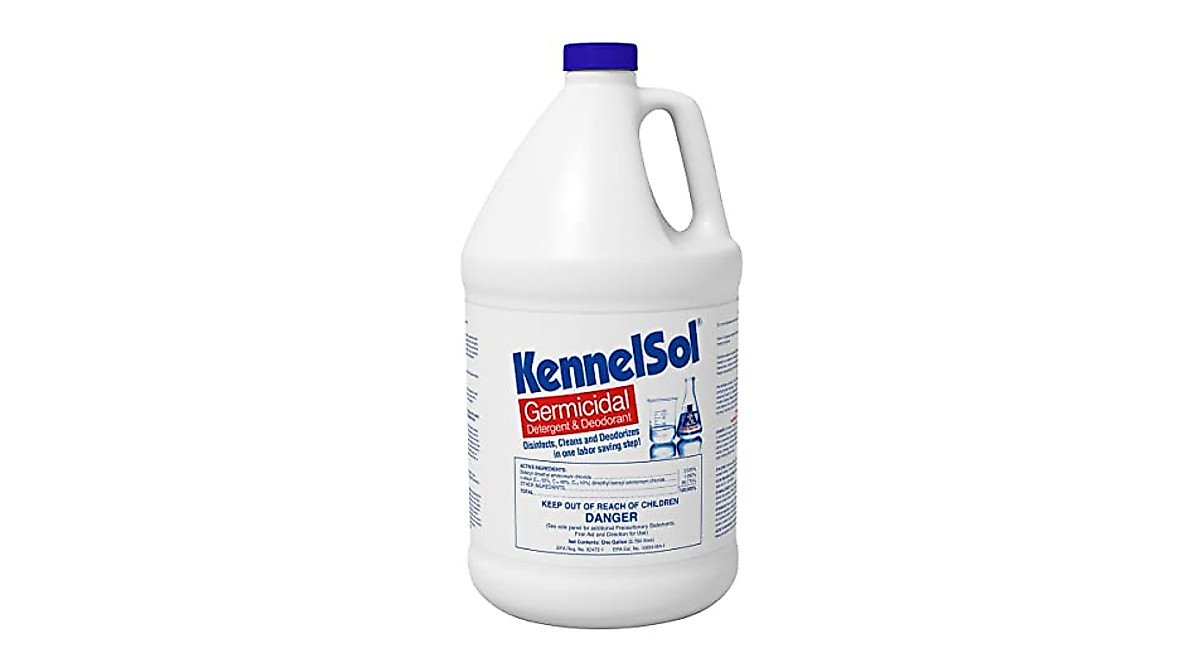 KennelSol 1-Step Kennel Cleaner - Liquid Concentrate Disinfectant and ...