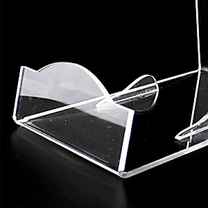 Fenteer Pot pan Display Rack Cookware Stand Clear Tabletop Accessories Shelves Acrylic Kitchen Utensils for Baking Trays Frying Pan Hair Dryer