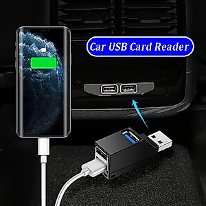 BIANTI USB Hub Splitter 3 Ports Super Speed 5Gbps Extender, 3.0 A Adapter with Lanyard and Safety Helmet, for MacBook Pro/Air, PS4, Laptop, PC, Surface Pro, iMac, Mobile HDD, Keyboard, Mouse