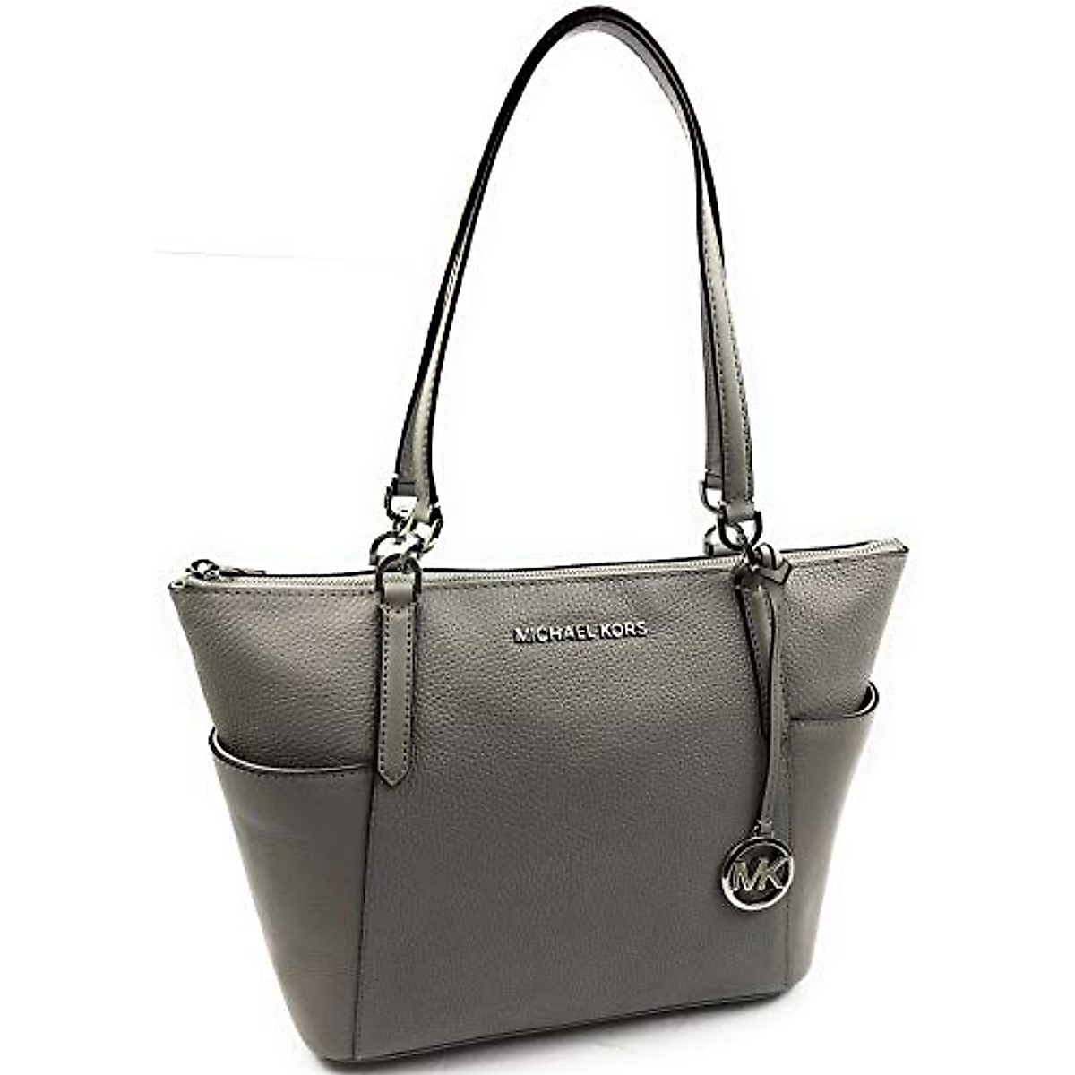 Michael Kors Bedford Large East West TZ Tote (Pearl Grey)