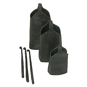 Paragon Mali Dunun Bell Set of 3 with Strikers from Africa Heartwood Project - Tear drop nesting shape