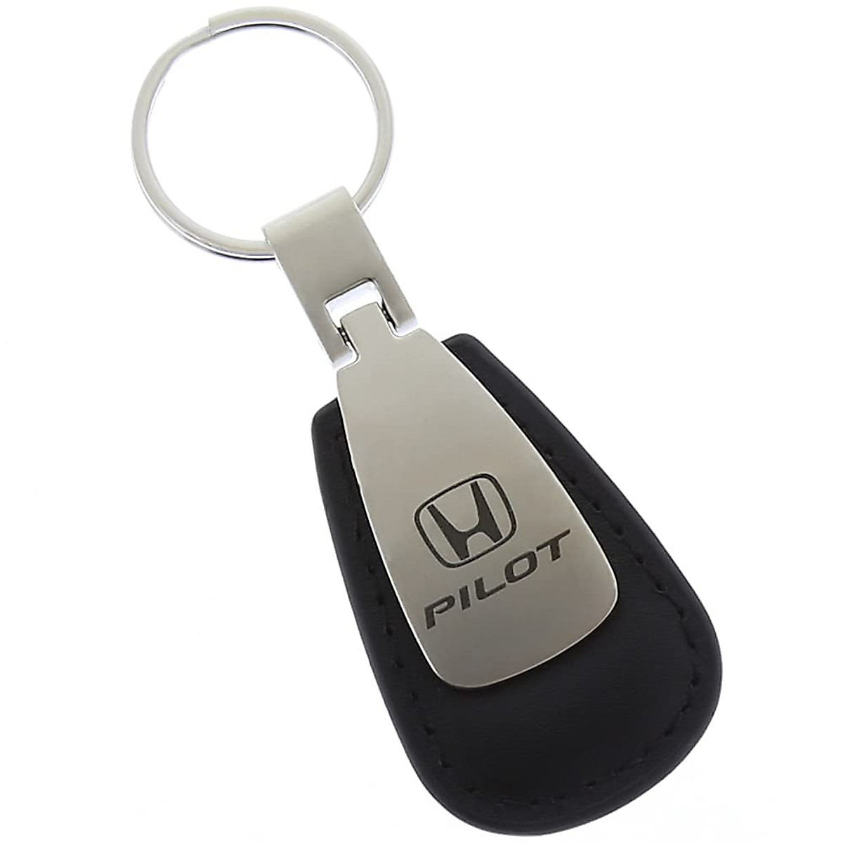 Au-tomotive Gold, Inc. Tear Drop Key Chain for Honda Pilot (Black)