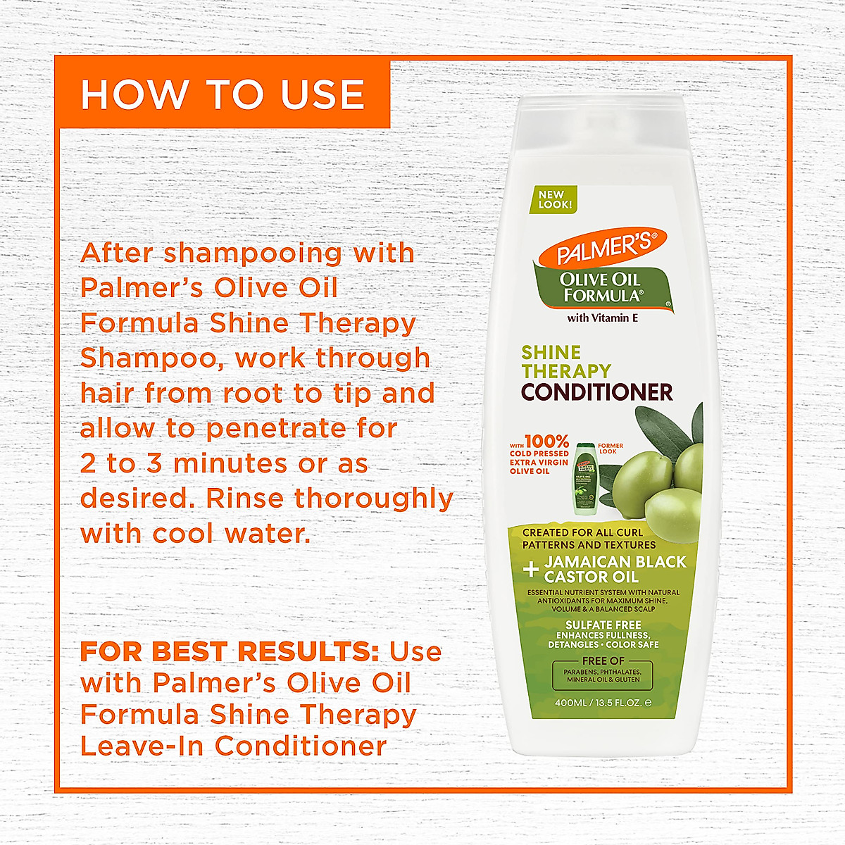 Palmer's Olive Oil Formula Replenishing Conditioner, 13.5 Ounce