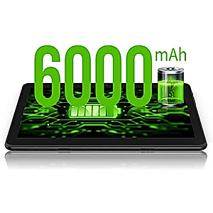 Tablet 10 inch Android Tablets, Google Certified, 2+32GB, 5GHz/2.4GHz WiFi, 1280×800 HD IPS Display, WiFi, Bluetooth, Dual Camera, 6000mAh Battery, Black/Silver (Black 2, 2.4wifi)