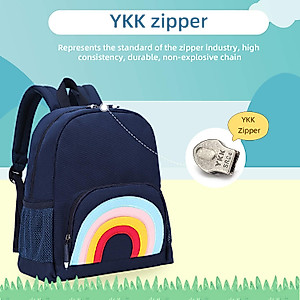 willikiva Toddler Rainbow Kids Backpack Boy Girls Waterproof Bags Kindergarten Preschool