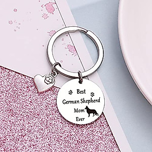 TzrNhm Blossom German Shepherd Jewelry German Shepherd lover Gift German shepherd owner German Shepherd Mom Gift German Shepherd Mom Jewelry Dog Mom Jewelry German Shepherd Mom Keychain
