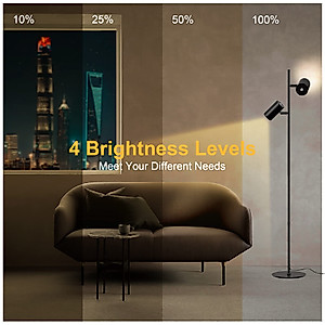 Industrial Floor Lamp for Living Room, Modern Reading Standing Lamps with Eye Care 2-Heads 4 Brightness 3000K Soft Light LED Tree Floor Lamp, CRI95 Tall Pole Natural Light Living Room Office Decor