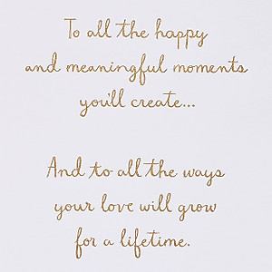 American Greetings Wedding Card (Happy and Meaningful Moments)