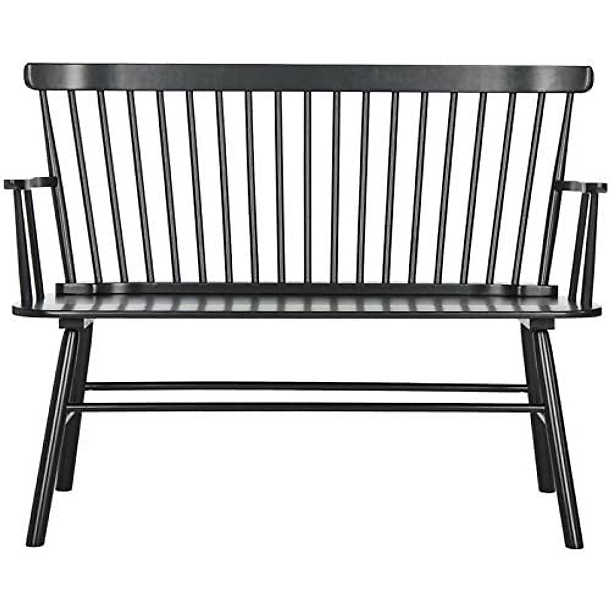 Safavieh American Homes Collection Addison Spindle Back Black Bench