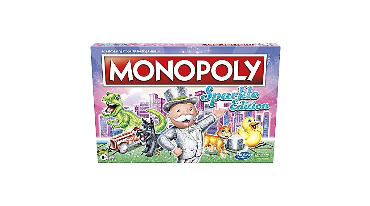 Monopoly Sparkle Edition Board Game - Fun Family Game