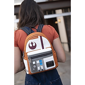Loungefly Women's Star Wars Rebel Pilot Cosplay Double Strap Shoulder Bag Purse