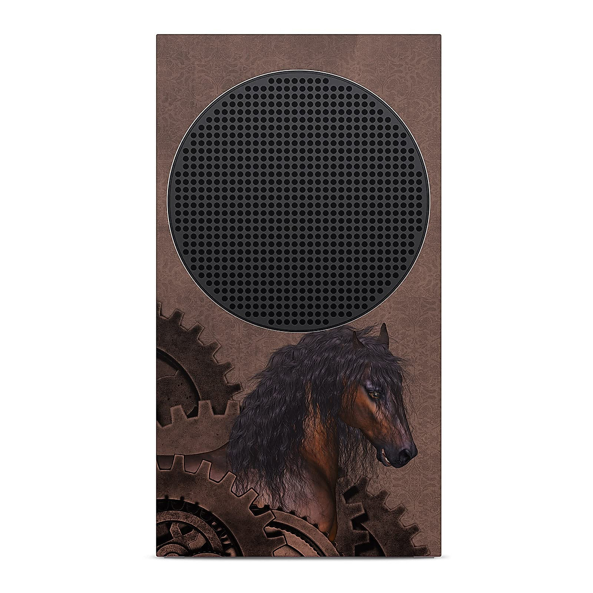 Head Case Designs Officially Licensed Simone Gatterwe Mechanical Gear Steampunk Horse Vinyl Sticker Gaming Skin Decal Cover Compatible with Xbox Series S Console and Controller Bundle