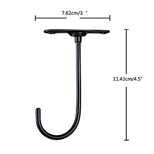 HYBEW Self Adhesive Banana Hook Metal Banana Hanger Under Cabinets Hook for Banana Or Other Kitchen Items Keep Banana, JJ381919