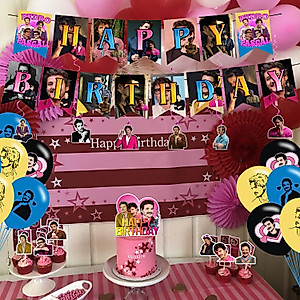 𝓟𝓮𝓭𝓻𝓸 𝓟𝓪𝓼𝓬𝓪𝓵 Birthday Party Supplies, 𝓟𝓪𝓼𝓬𝓪𝓵 Party Decorations with Happy Birthday Banner Cake Topper Cupcake Toppers Balloons Stickers for 𝓟𝓮𝓭𝓻𝓸 Themed Party Decortions